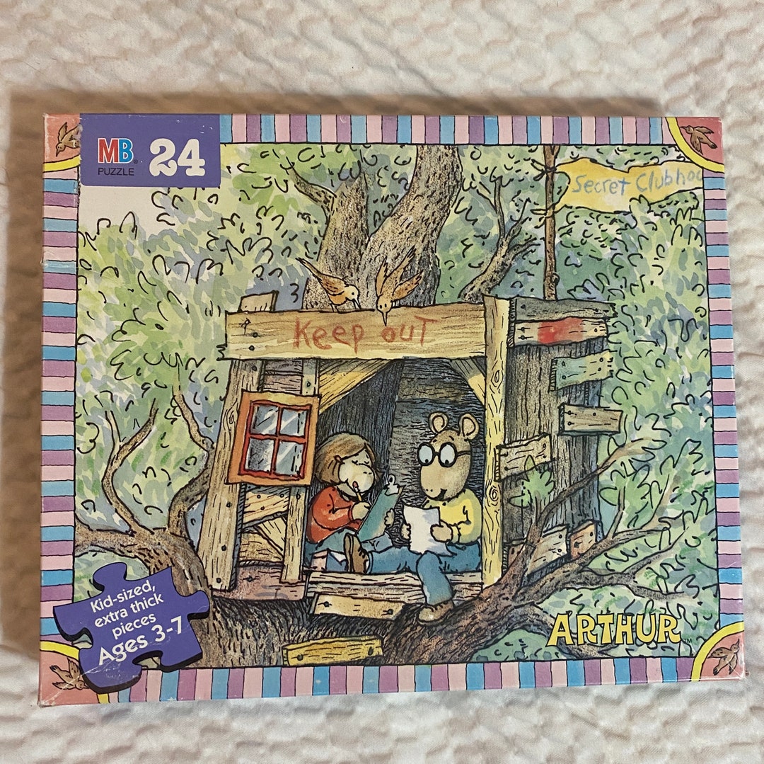 Nosvintage Arthur Jigsaw Puzzle 24 Extra Thick Pieces - Etsy