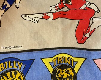 Power Rangers Sheet - Etsy
