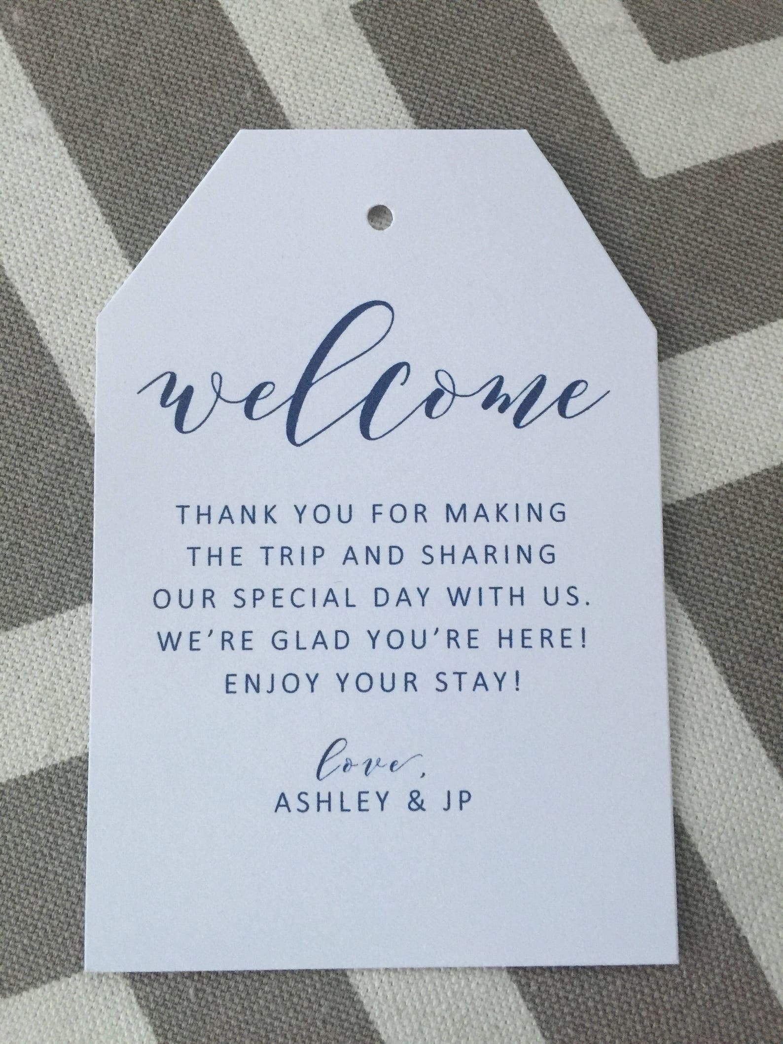 Wedding Welcome Tags / Wedding Hotel Bags / Set of 8 / - Etsy
