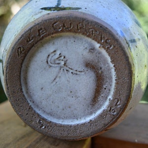 Collectible Mid-century Pottery Vase by Sausalito, CA Artist Ross ...