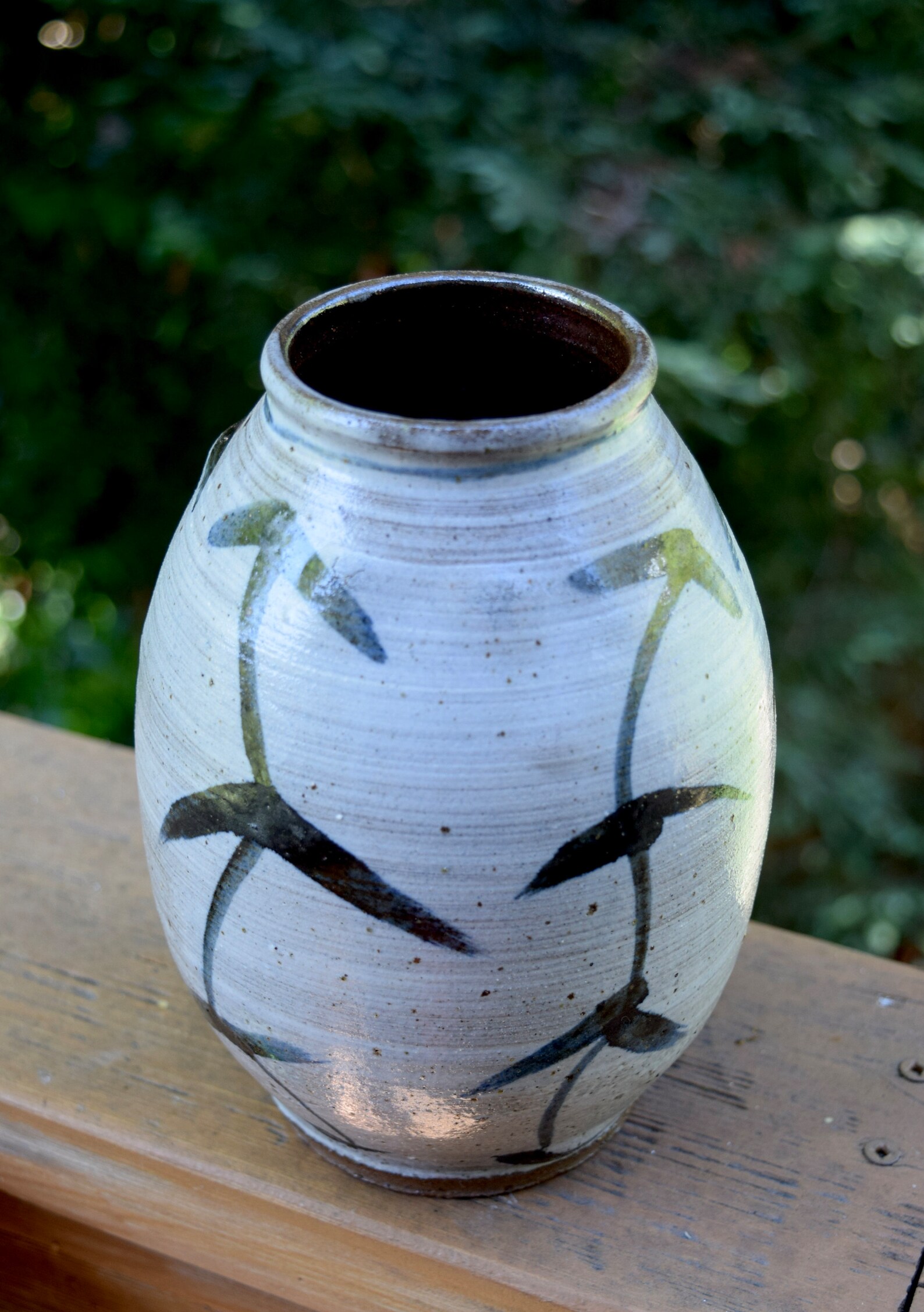 Collectible Mid-century Pottery Vase by Sausalito, CA Artist Ross ...