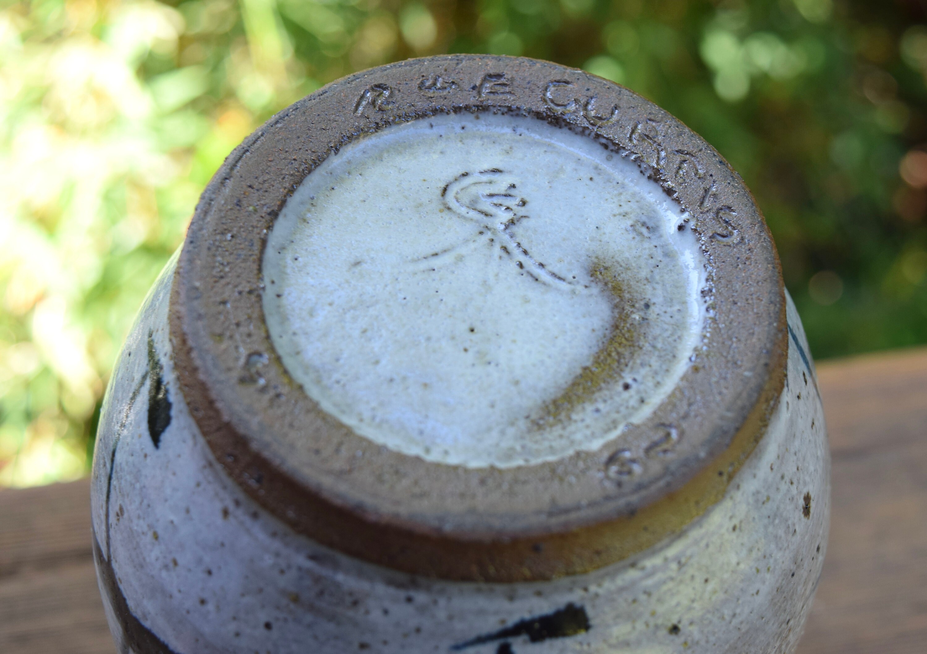 Collectible Mid-century Pottery Vase by Sausalito, CA Artist Ross ...