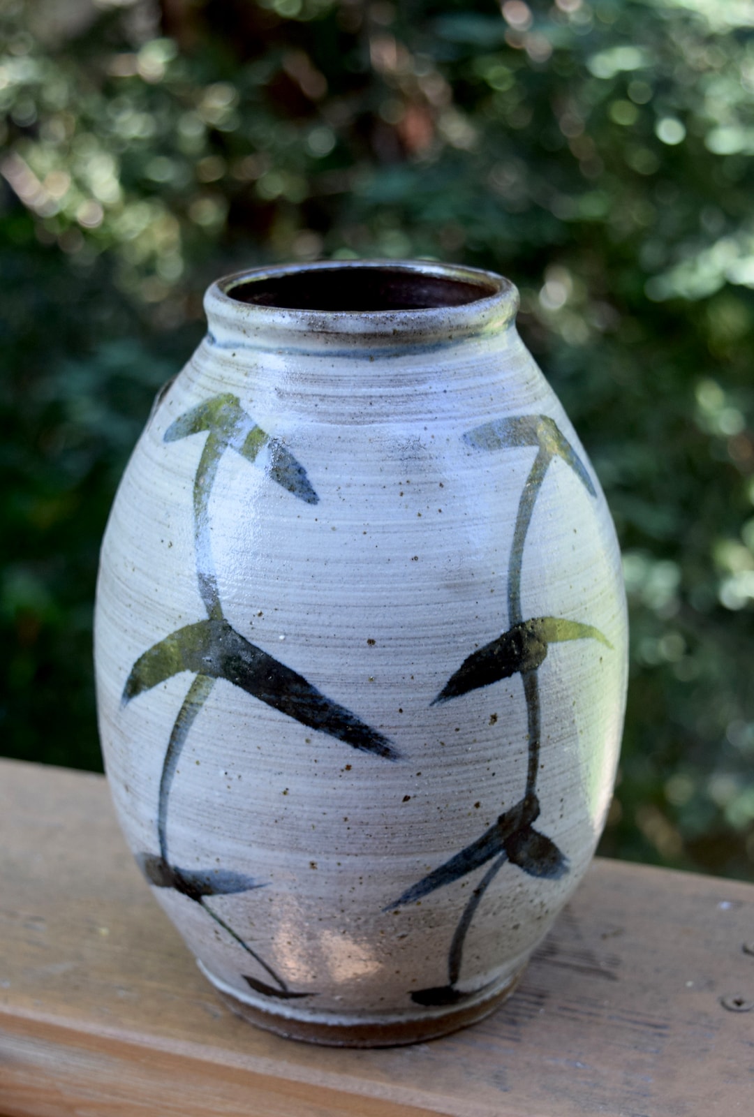 Collectible Mid-century Pottery Vase by Sausalito, CA Artist Ross ...