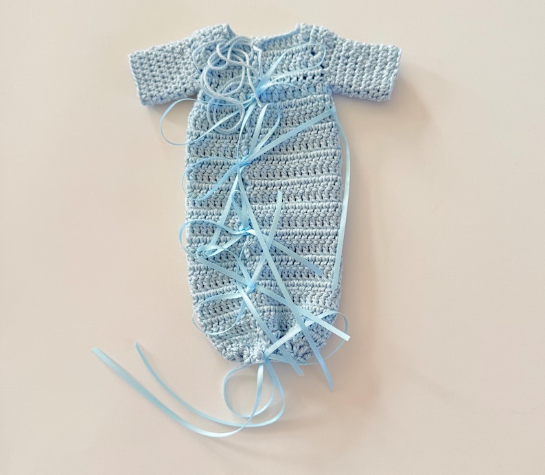 Angel Baby, 17-18 Weeks Gestation, Crochet, Burial, Micro Preemie, Boy ...