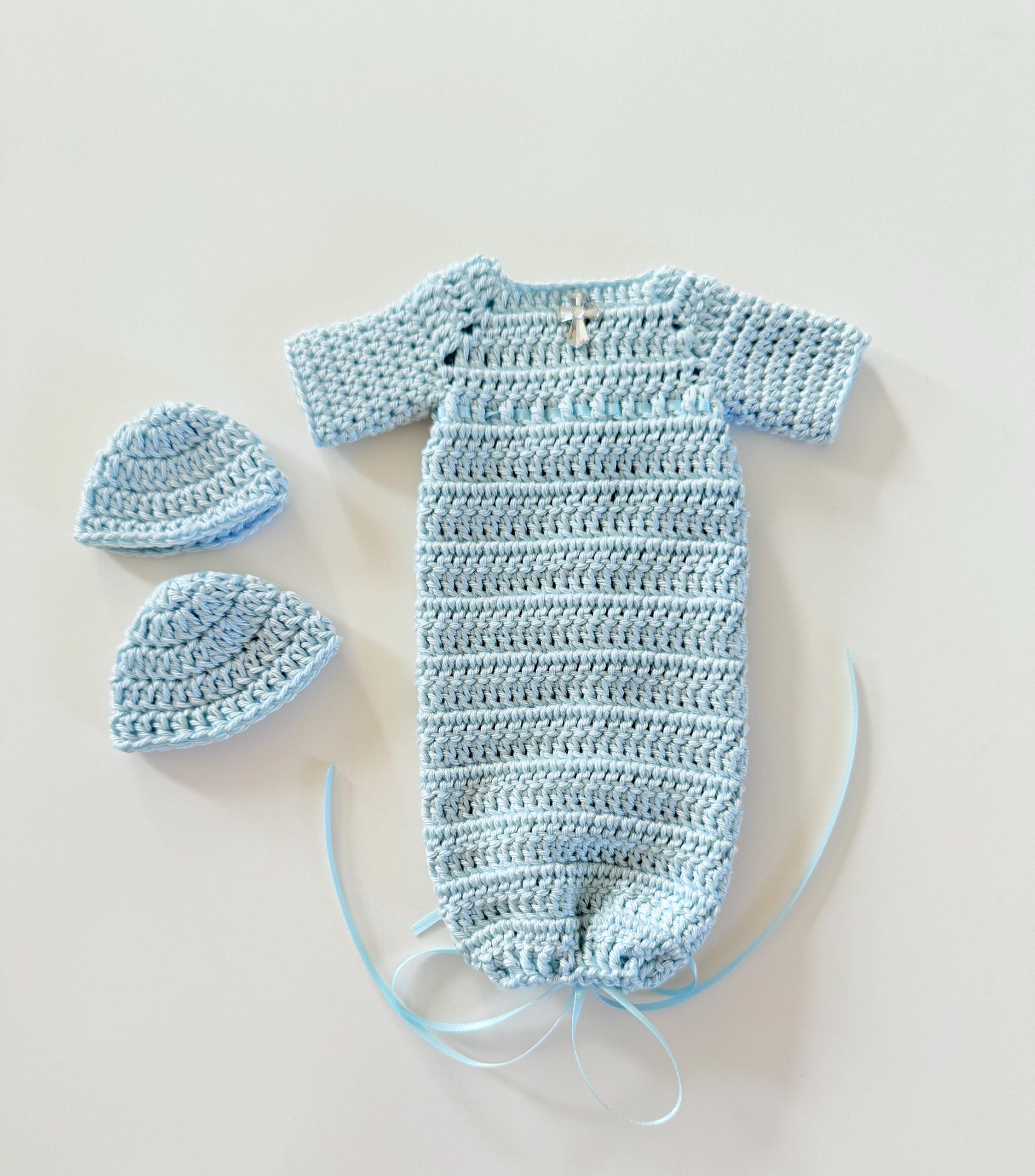 Angel Baby, 17-18 Weeks Gestation, Crochet, Burial, Micro Preemie, Boy ...