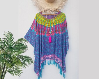 Boho beach cover up | Etsy