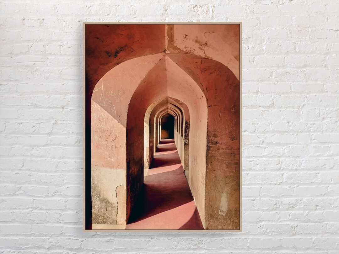 Indian Archway Photo Print - Architecture Photography, Bohemian Minimal ...