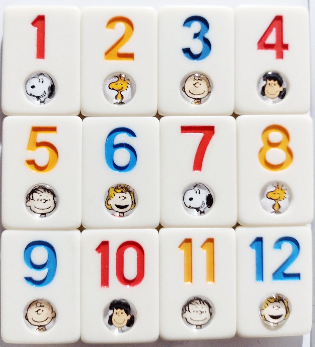Peanuts Inspired Snoopy Woodstock Charlie Brown and Friends Number ...
