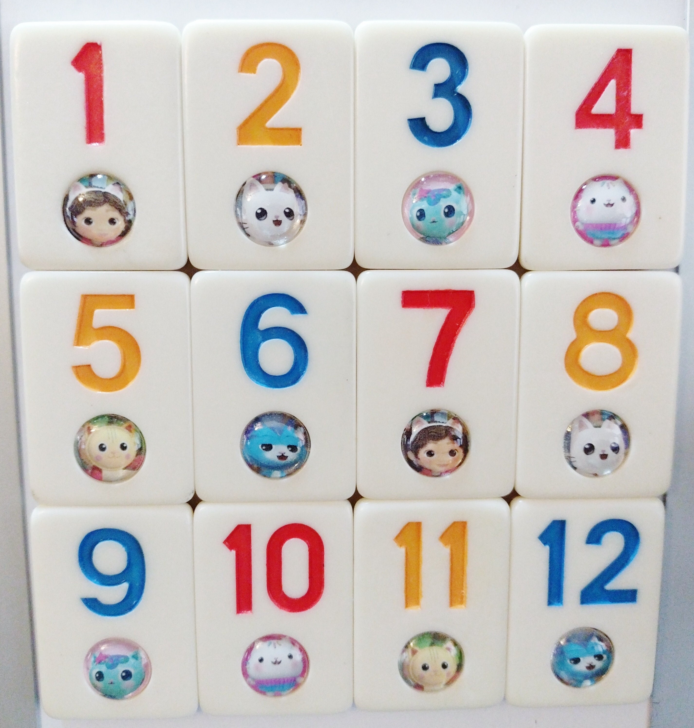 Gabby's Dollhouse Inspired Fridge Number Magnets Set Educational Gabby ...