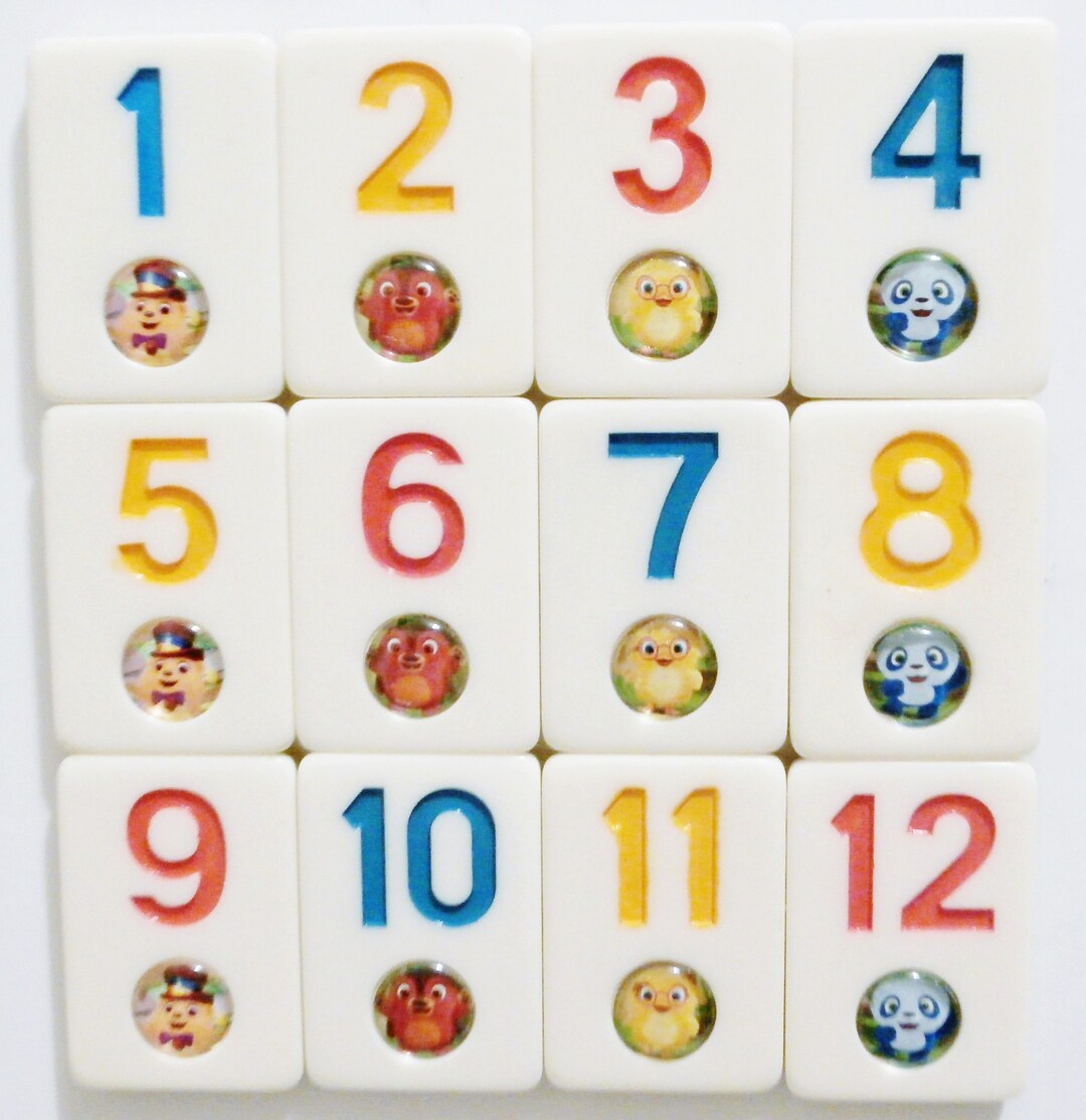 Ruff Ruff Tweet and Dave Inspired Fridge Magnet Numbers Set Hatty the ...