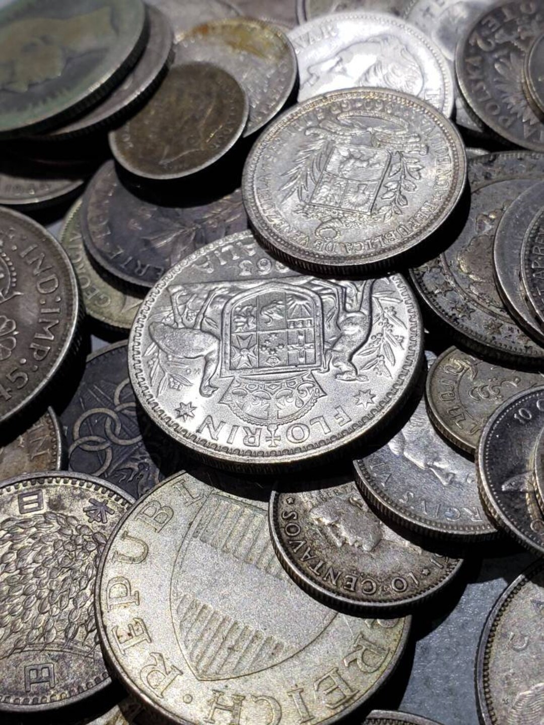 3 Random SILVER Foreign Coins ***FREE SHIPPING*** - Etsy