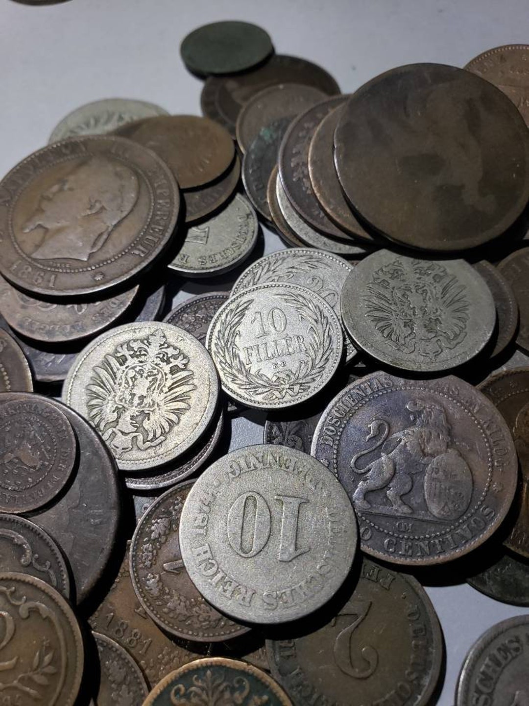 5 Different Random Coins From the 1800's FREE SHIPPING - Etsy