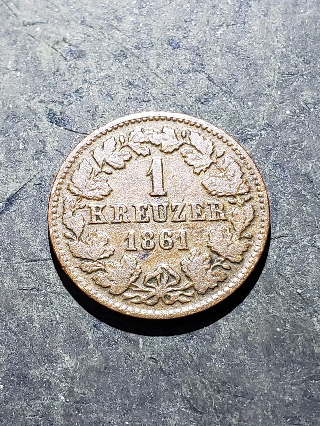 1861 German States Nassau 1 Kreuzer Coin ***FREE SHIPPING*** - Etsy