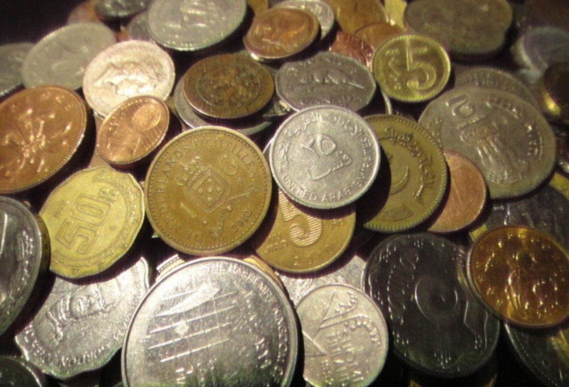 2 Lbs. 2 Pounds of Bulk Foreign Coins great for Collecting - Etsy