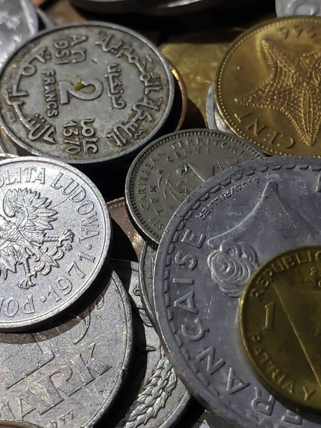 100 Different Foreign Coins **no Duplicate Coins** FREE SHIPPING ...