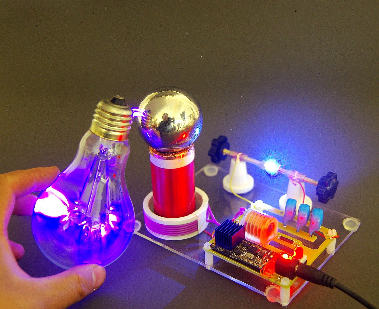 Mini Spark Gap Tesla Coil SGTC DIY Kits Electronic Soldering Kit ...