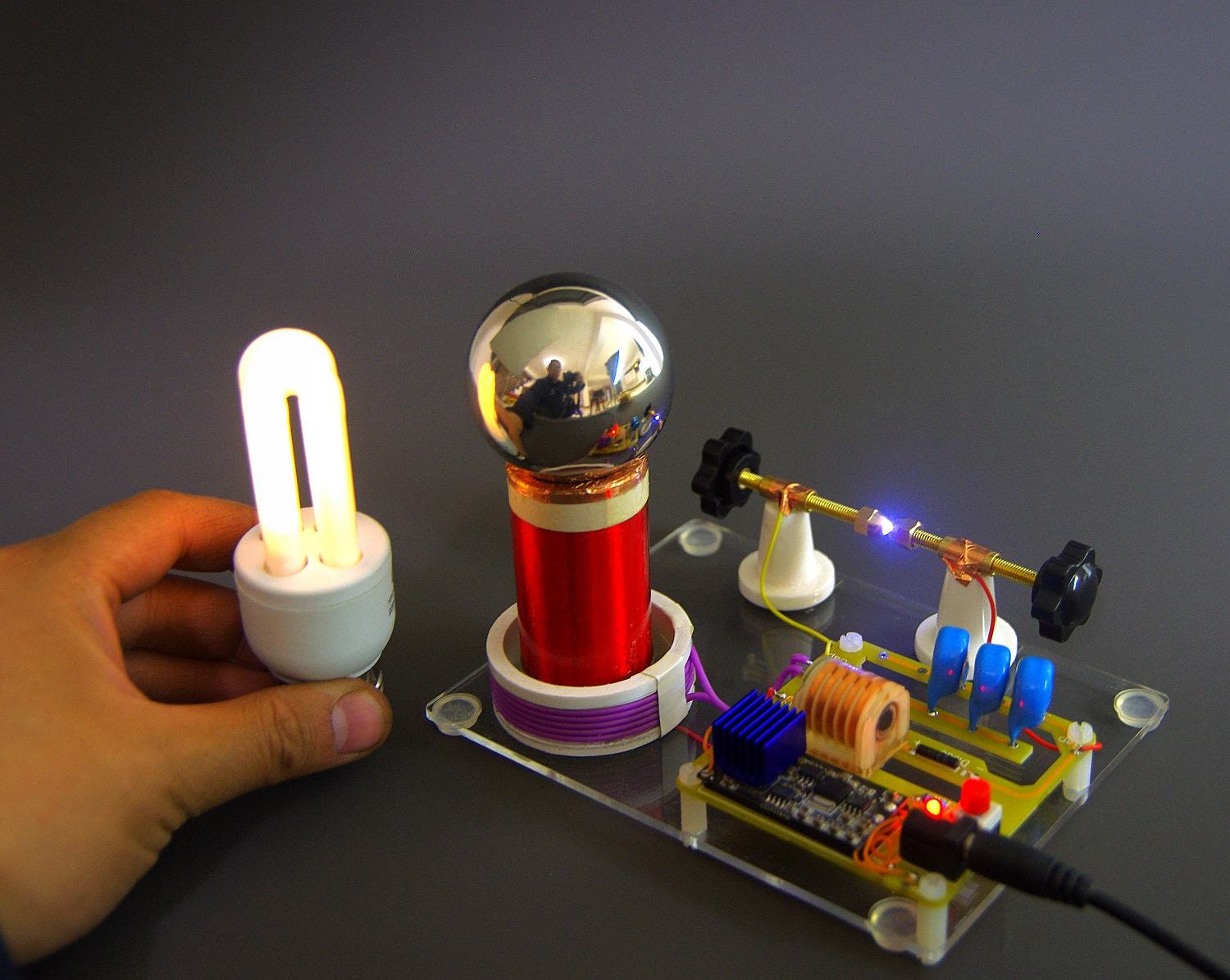 Mini Spark Gap Tesla Coil SGTC DIY Kits Electronic Soldering Kit ...