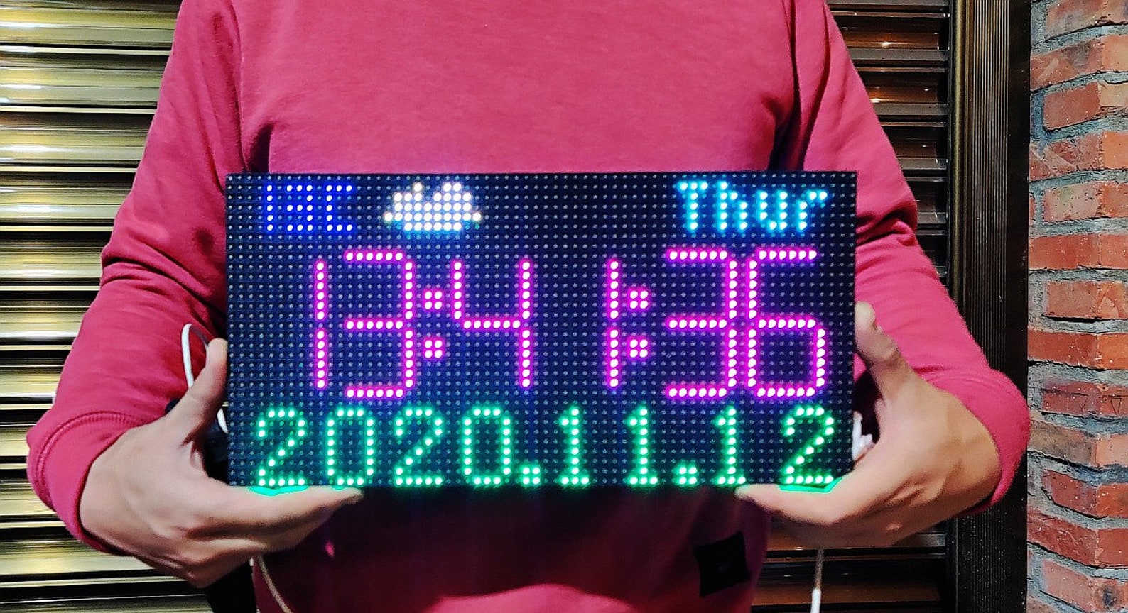 Color Led Dot Matrix Digital Clock Weather Station Network | Etsy Color Led Dot Matrix Digital Clock Weather Station Network | Etsy