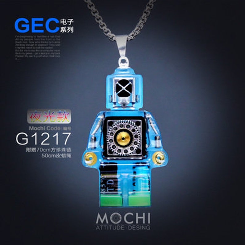 Cool Cyberpunk Keychain Pendant Geek Toy Decoration - Etsy