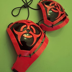 Cyber Girl Breast Plate V2 - Biohazard - Etsy