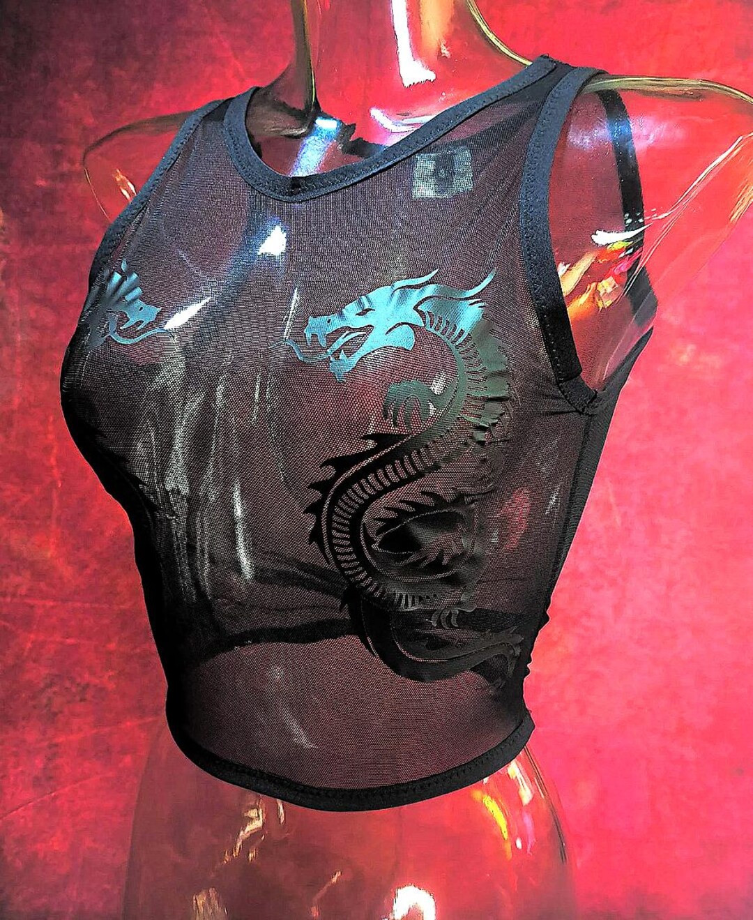 Dragon Mesh Top - Etsy