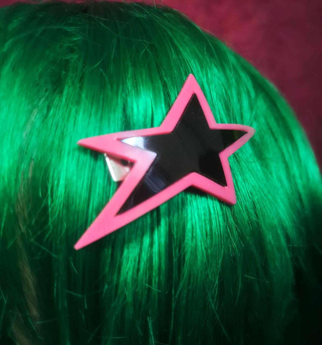 Double Neo Star YK2 Hair Clip - Etsy