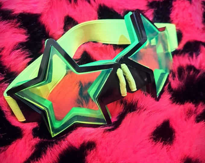 Custom Star Raver Y2K Goggles - Version 1 - Etsy