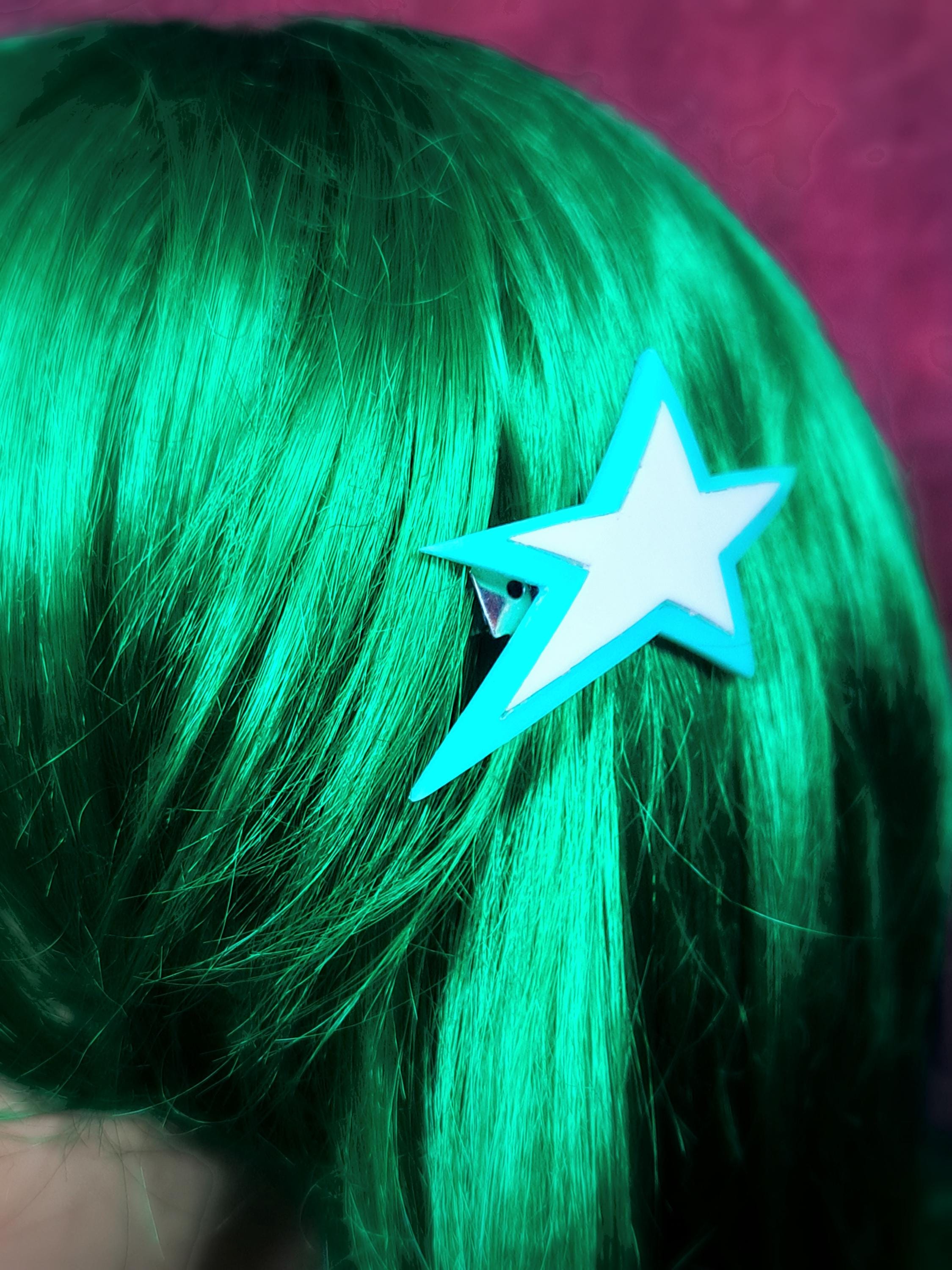 Double Neo Star YK2 Hair Clip - Etsy