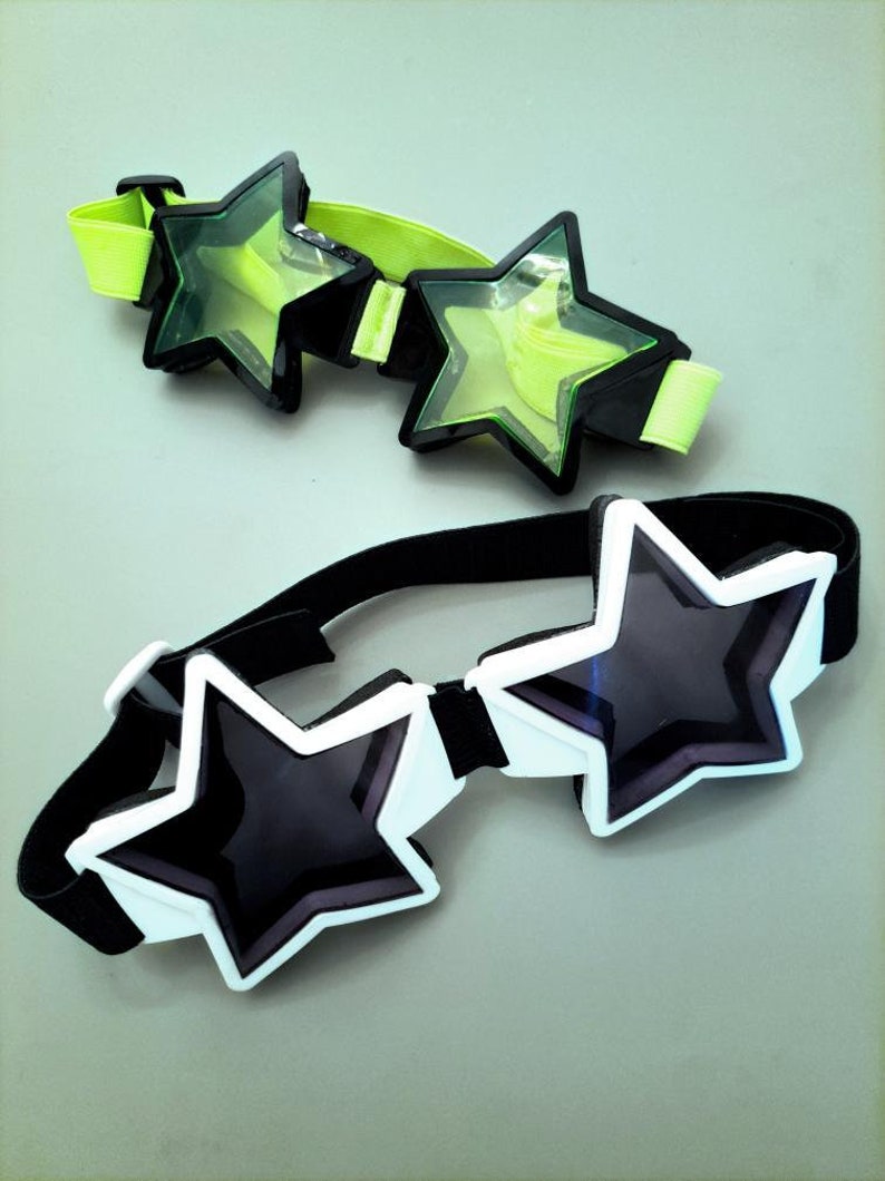 Custom Star Raver Y2K Goggles Version 1 - Etsy