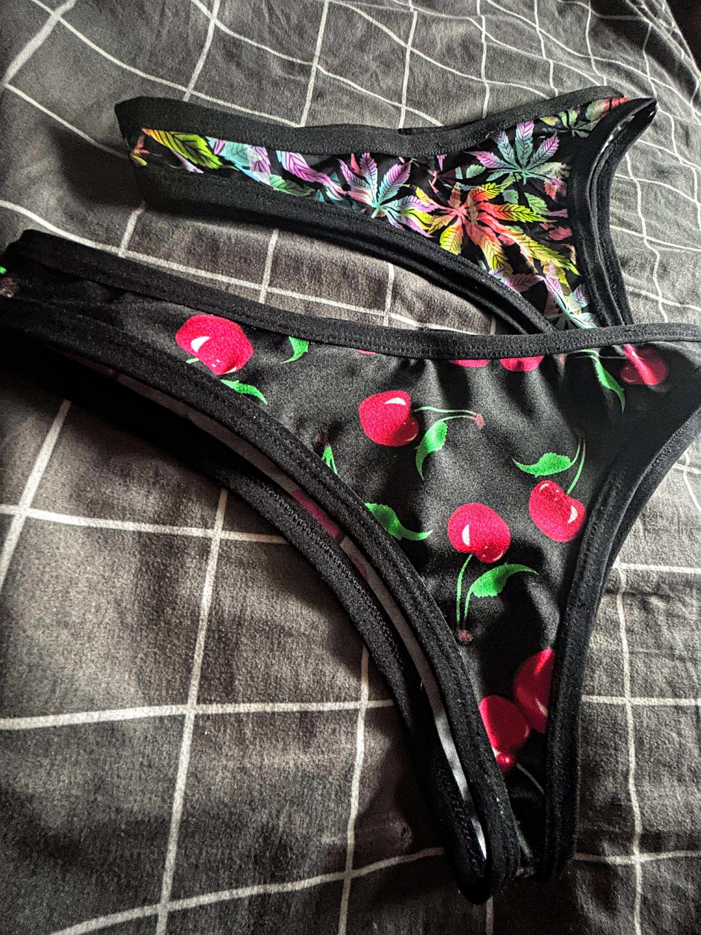 Rockabilly Cherry Bikini Set - Etsy