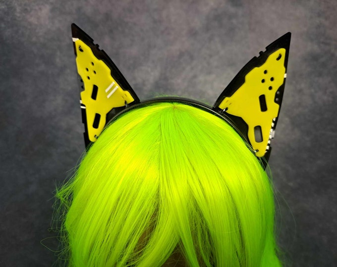 Cyber Cat Ears MKII limited Cosplay Anime Cyberpunk Machine Tech - Etsy