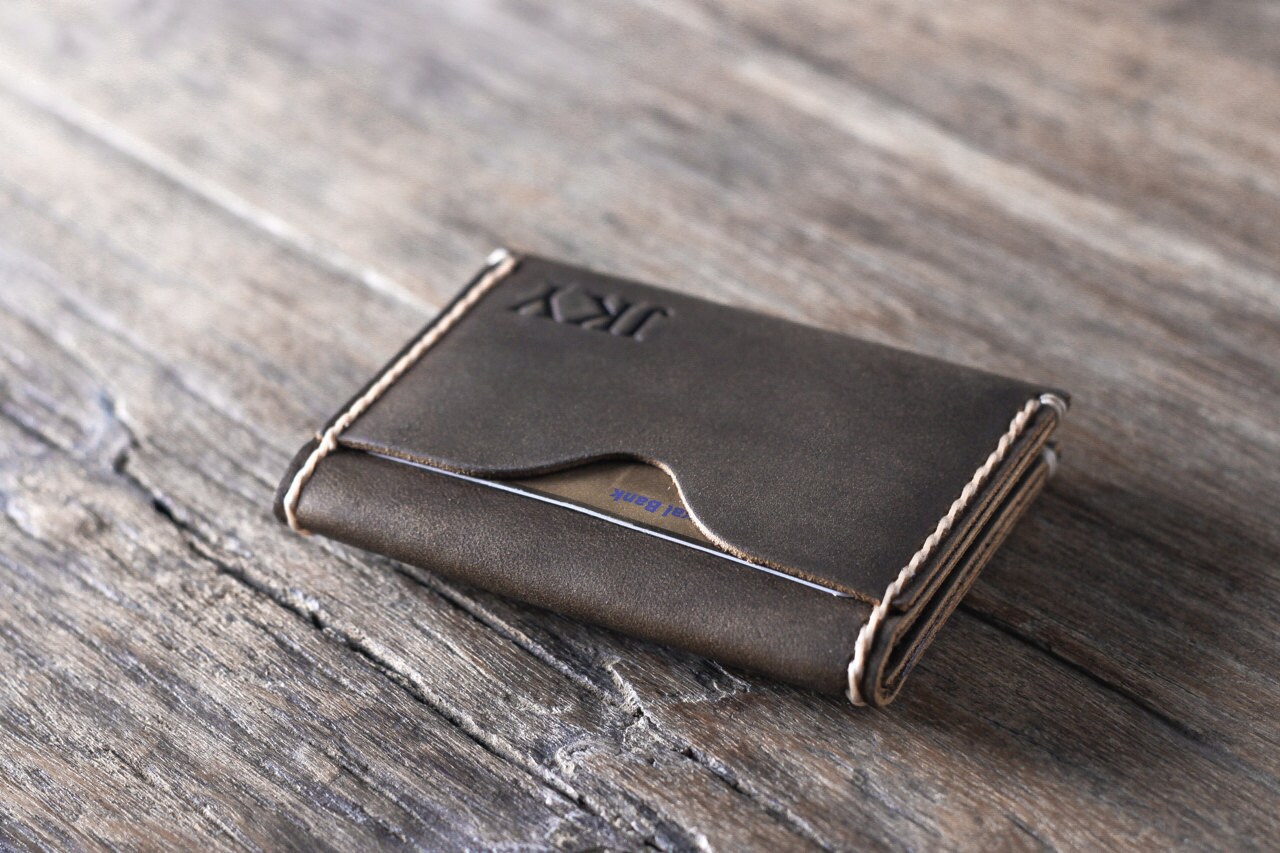 Card Wallet PERSONALIZED Wallet Inside Out Whatever Wallet - Etsy