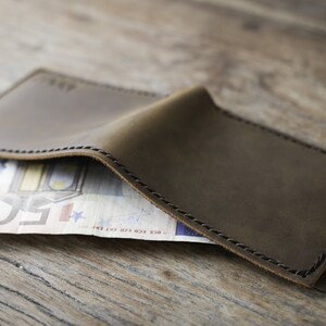 Euro Wallet, PERSONALIZED Mens Leather Bifold Wallet, Fits Euro, UK and ...