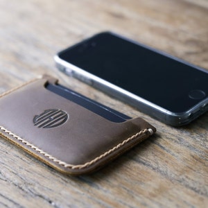 Sleeve Wallet PERSONALIZED WALLET - Front Pocket Double Sleeve Wallet ...