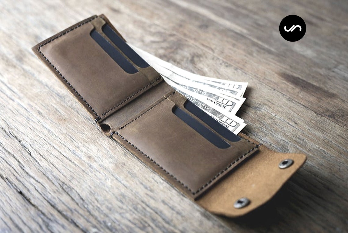 MENS LEATHER WALLET Handmade Leather Wallet Leather Wallet - Etsy