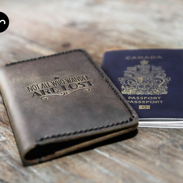 Leather Passport Book - Etsy
