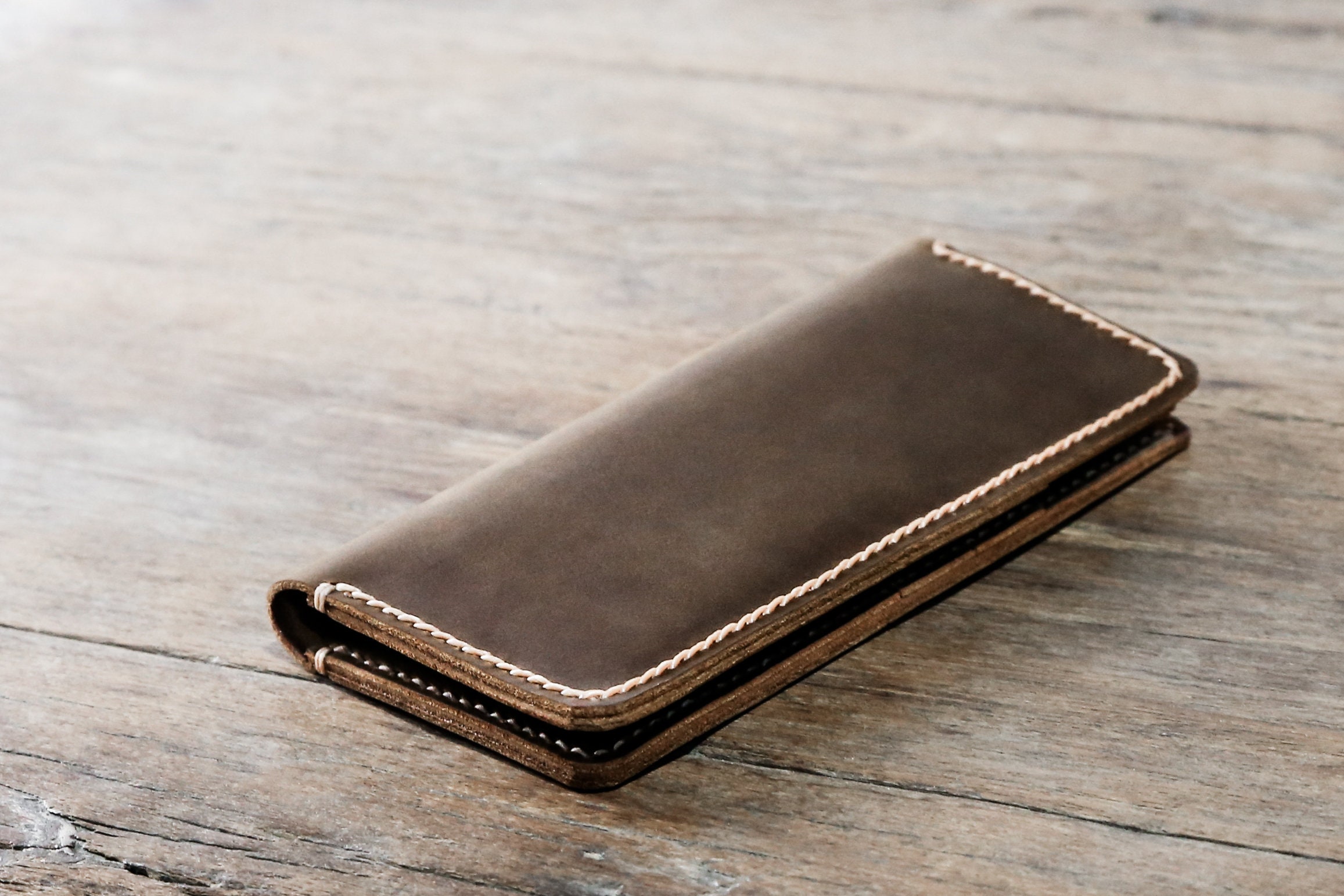 LEATHER LONG WALLET Long Wallet Mens Leather Mens Long - Etsy