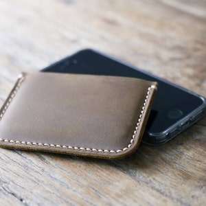 Front Pocket Wallet With Rounded Corners, Groomsmen Gift, Card Wallets ...
