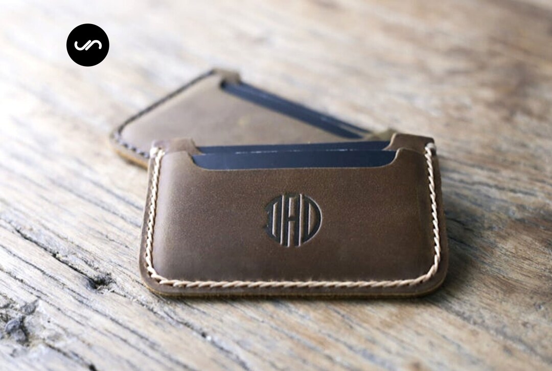 Front Pocket Wallet With Rounded Corners, Groomsmen Gift, Card Wallets ...