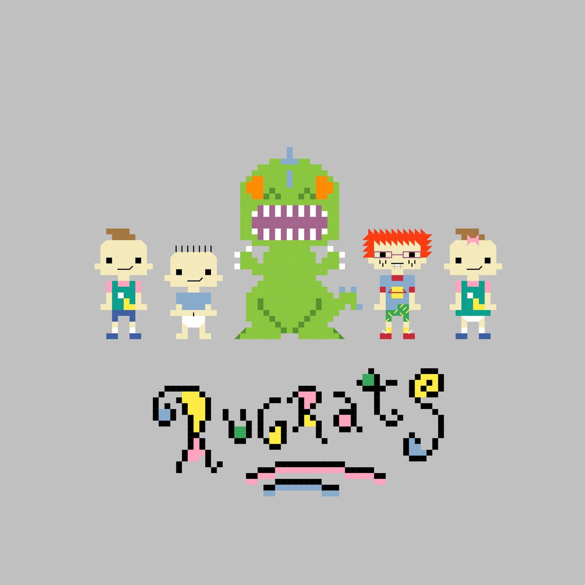 Cross Stitch Pattern Rugrats//gifts for Her//gifts for - Etsy