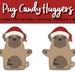 Printable Pug Pencil Hugger | Pug Party Favors | Pug Valentines | Pug ...