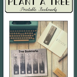 Printable Tree Bookmarks | Plant a Tree | Gifts That Give Back | Gifts ...