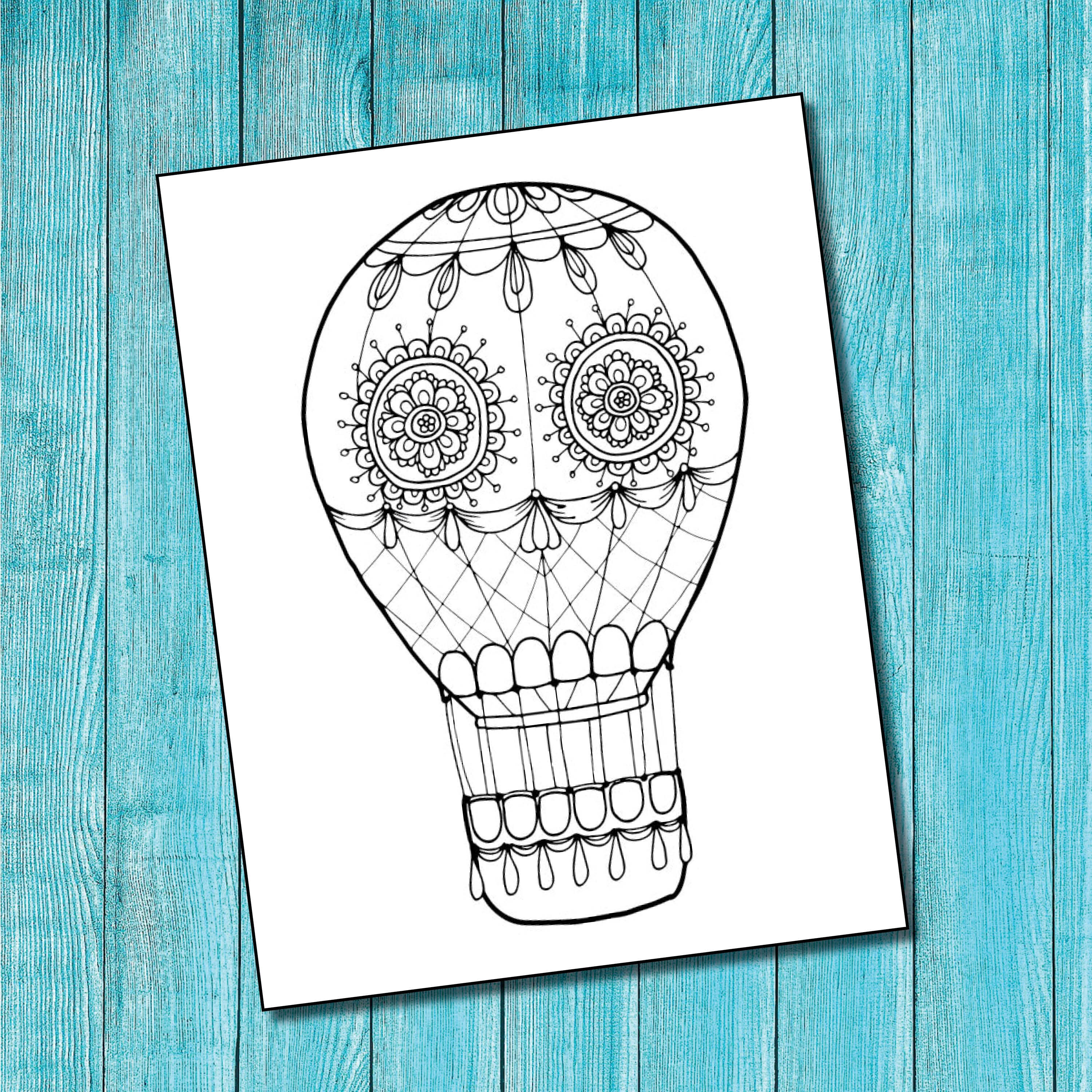 Hand Drawn Dia De Los Muertos Day of the Dead Sugar Skull Printable ...