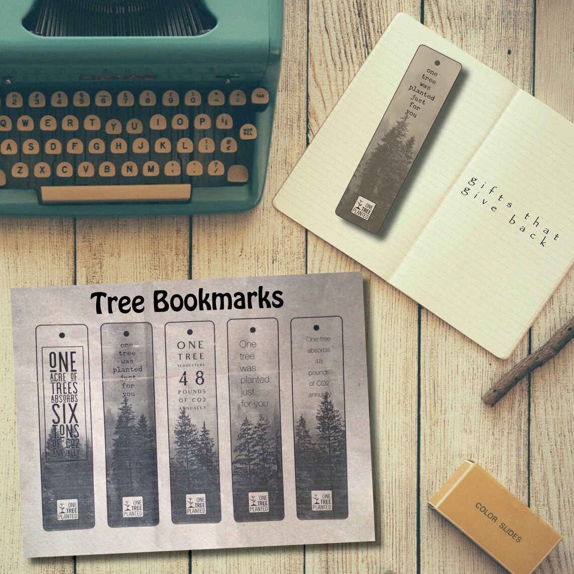 Printable Tree Bookmarks Plant a Tree Gifts That Give Back Gifts for ...