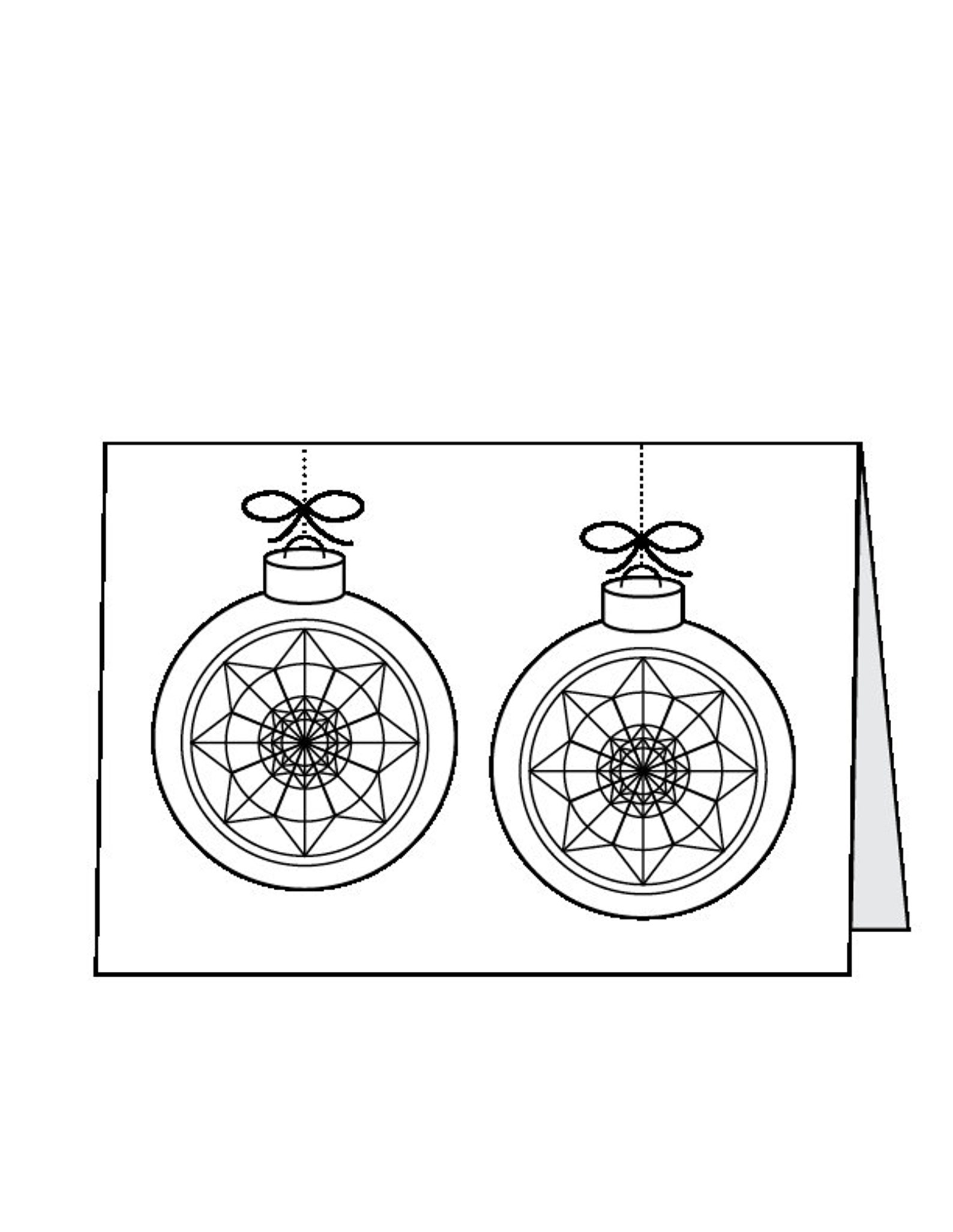Colorable Christmas Ornament Cards | Printable Christmas Ornament Cards ...