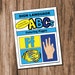 Sign Language ABC Coloring Pages ABC Classroom Boarder Alphabet ...