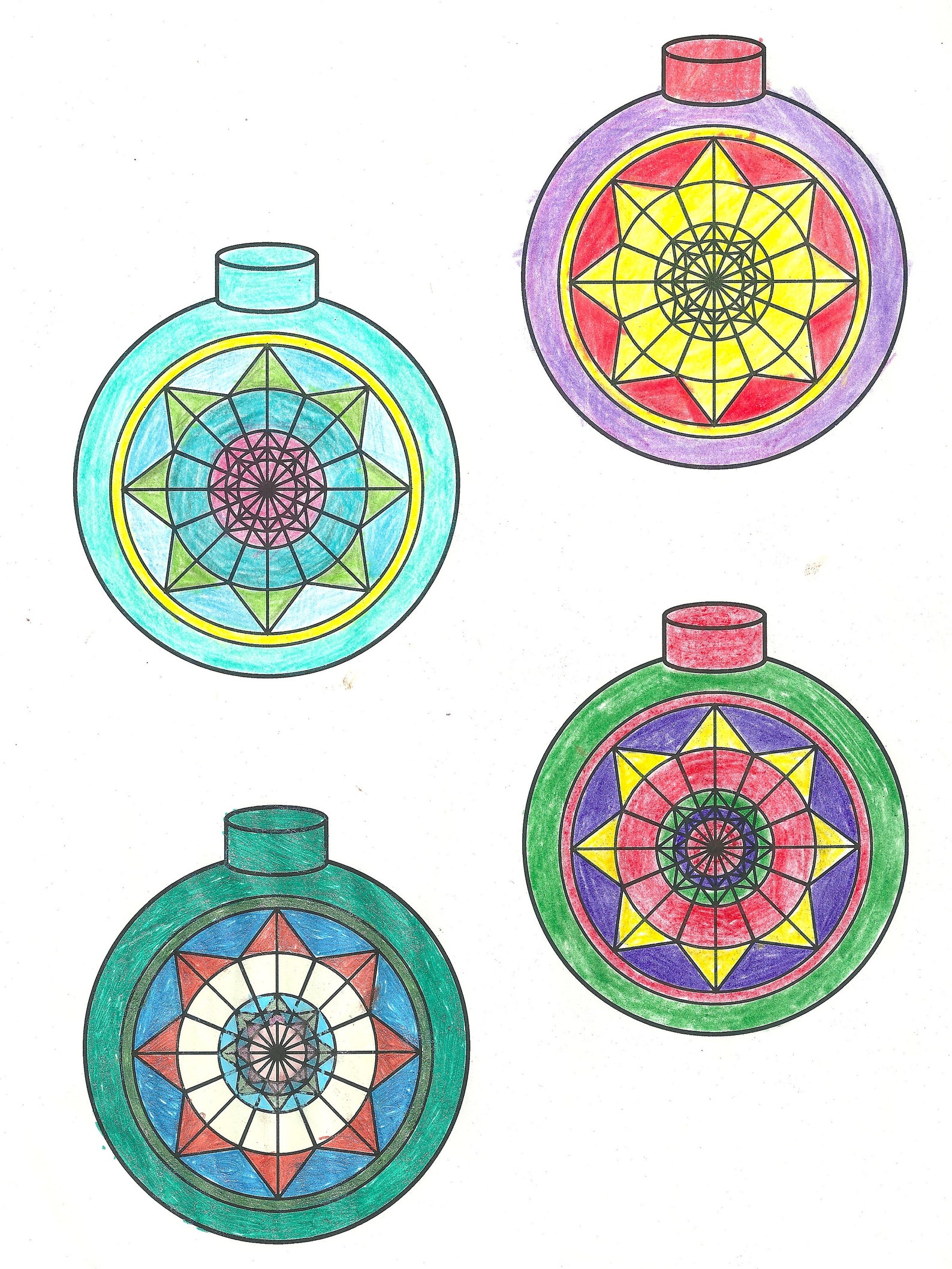 DIY Paper Christmas Ornament Set | Printable 3D Christmas Ornament ...