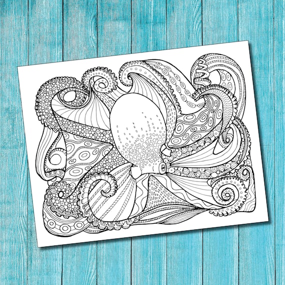 Free Printable Octopus Coloring Pages For Kids