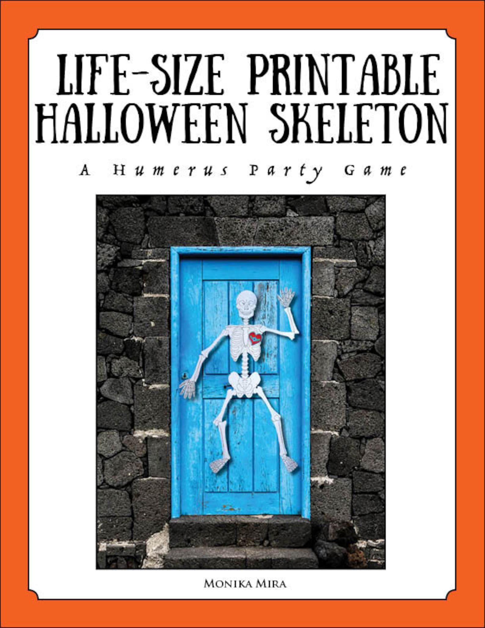 Life Size Printable Halloween Skeleton Halloween Game Halloween Party ...