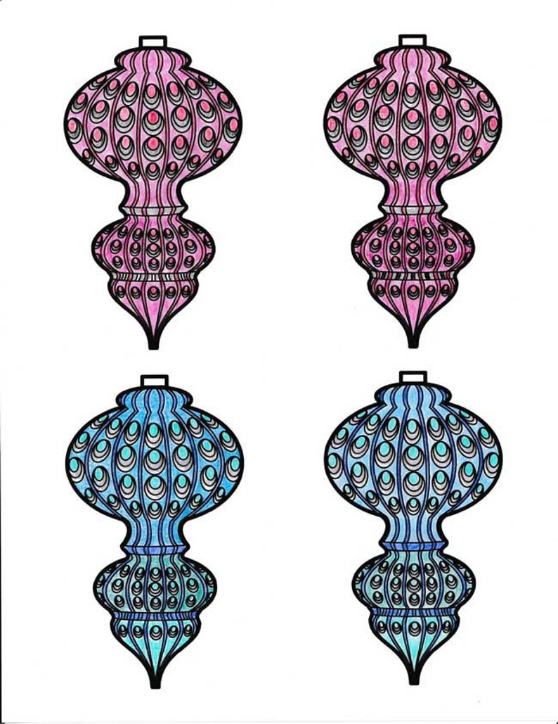 DIY Paper Christmas Ornament Set | Printable 3D Christmas Ornament ...